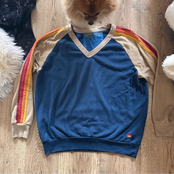 Aviator Nation | Sweaters | Vintage Style Aviator Nation Five Stripe ...